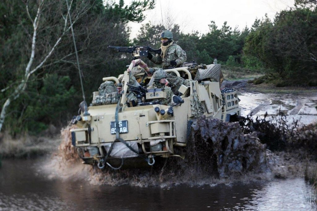 Jackal in action – Scots Guards